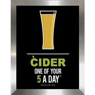 'Cider' Framed Plexiglass Wall Art - Bed Bath & Beyond - 13180274