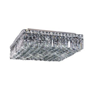 DISC - Maxim Square Collection Flush Mount (8013-2020) - Chrome - Bed ...