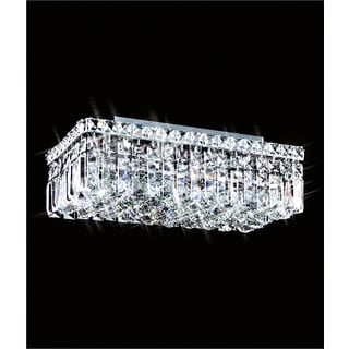 DISC - Maxim Rectangle Collection Flush Mount (8013-2010) - Chrome ...