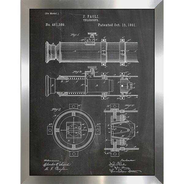 Cole Borders 'Telescope' Framed Plexiglass Wall Art - Bed Bath & Beyond ...