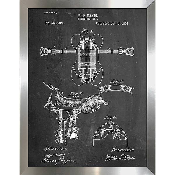 Cole Borders 'Riding Saddle' Framed Plexiglass Wall Art - Bed Bath ...