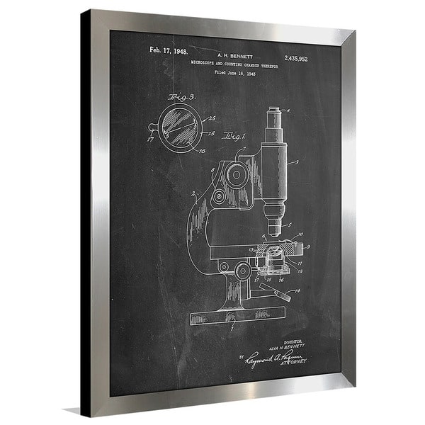 Cole Borders 'Microscope' Framed Plexiglass Wall Art - Bed Bath ...