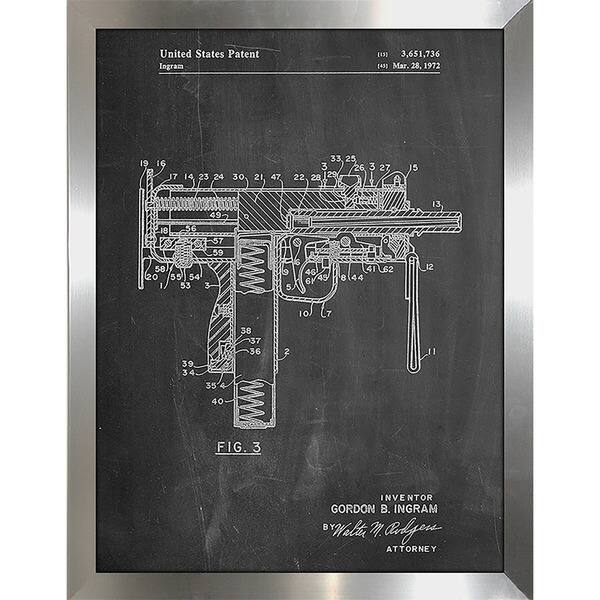 Cole Borders 'Mac 10 ' Framed Plexiglass Wall Art - Bed Bath & Beyond ...