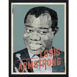 American Flat 'Louis Armstrong' Framed Plexiglass Wall Art - Bed Bath ...
