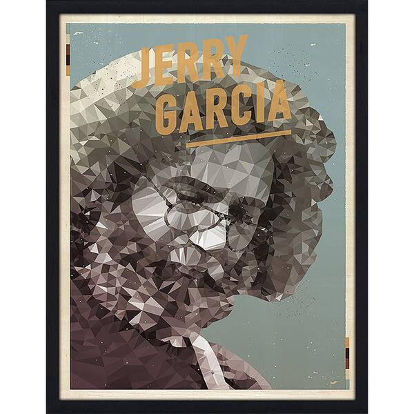 American Flat 'Jerry Garcia' Framed Plexiglass Wall Art - Bed Bath ...