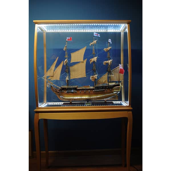 Floor Display Case Clear Finish with LED Lights - Bed Bath & Beyond ...