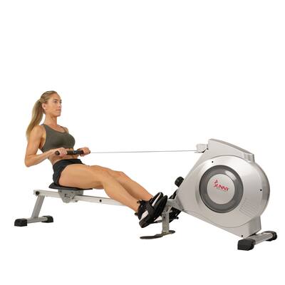 Sunny Health & Fitness SF-RW5612 Dual Function Rowing Machine Rower ...