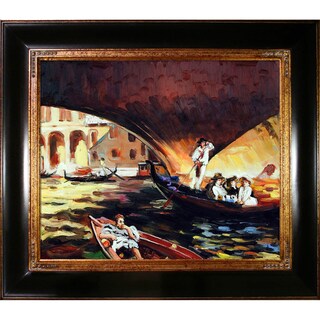 La Pastiche John Singer Sargent 'The Rialto, Venice, 1909' Hand Painted ...