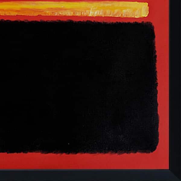Mark Rothko 'Untitled,1956' Hand Painted Framed Oil Reproduction on ...