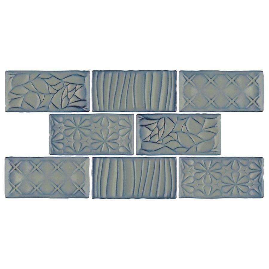 Merola Tile 3x6-inch Antiguo Sensations Griggio Ceramic Wall Tile (8 ...