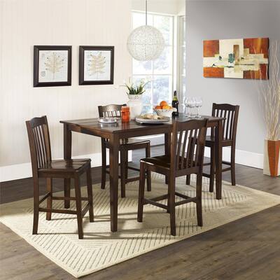 Dorel Living Brookville 5-Piece Counter Height Dining Set - Overstock - 13192398