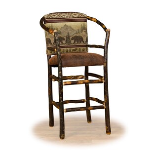 DISCONTINUED - Set of 2 Rustic Hickory 30 Inch Hoop Counter Stools ...