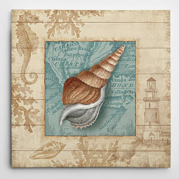 Conrad Knutsen 'Beach Comber II' Canvas Artwork - Bed Bath & Beyond ...