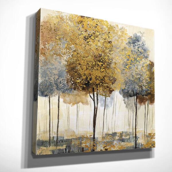 Wexford HomeMetallic Forest I Hand-Wrapped Wall Art - On Sale - Bed ...
