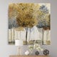 Wexford HomeMetallic Forest I Hand-Wrapped Wall Art - Bed Bath & Beyond ...