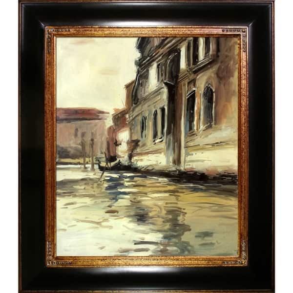 La Pastiche John Singer Sargent 'Venetian Canal, Palazzo Corner, 1880 ...