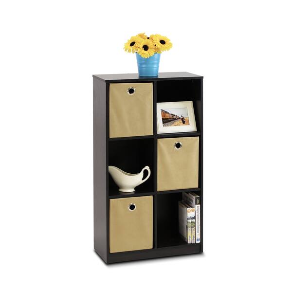 Porch & Den Fulton Espresso/Light Brown Economy Storage Organizer ...