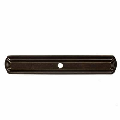 GlideRite 6-inch Long Antique Brass Narrow Rounded Rectangle Cabinet ...