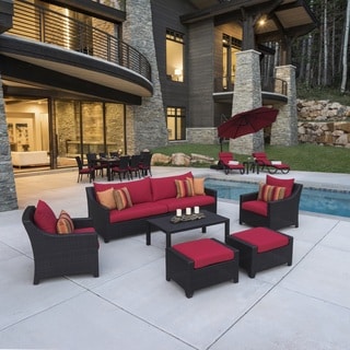 Deco Red 20-Piece Outdoor Patio Estate Set by RST Brands - Bed Bath ...