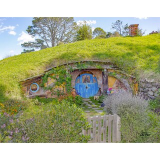 Stewart Parr 'Bilbo Baggin's House in the Hobbit Shire' Unframed Photo ...
