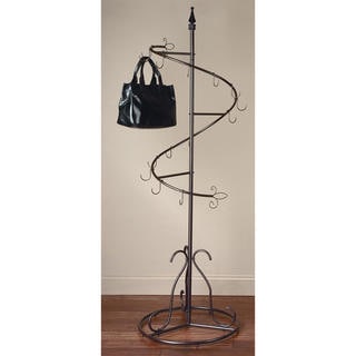 Brown Metal Classic Spiral Purse Tree - - 13328290