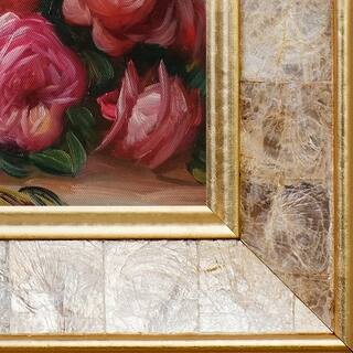 La Pastiche Pierre-Auguste Renoir 'Discarded Roses' Hand Painted Framed ...