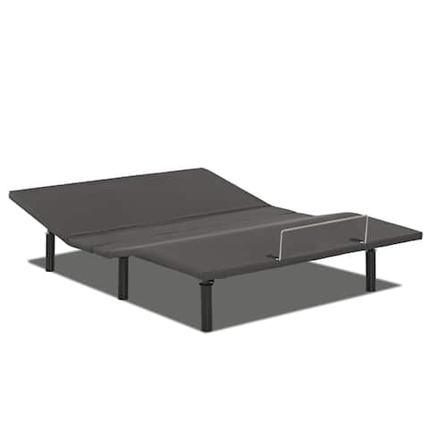 Purelife Queen-size Adjustable Bed Base with Full Range Head and Foot ...