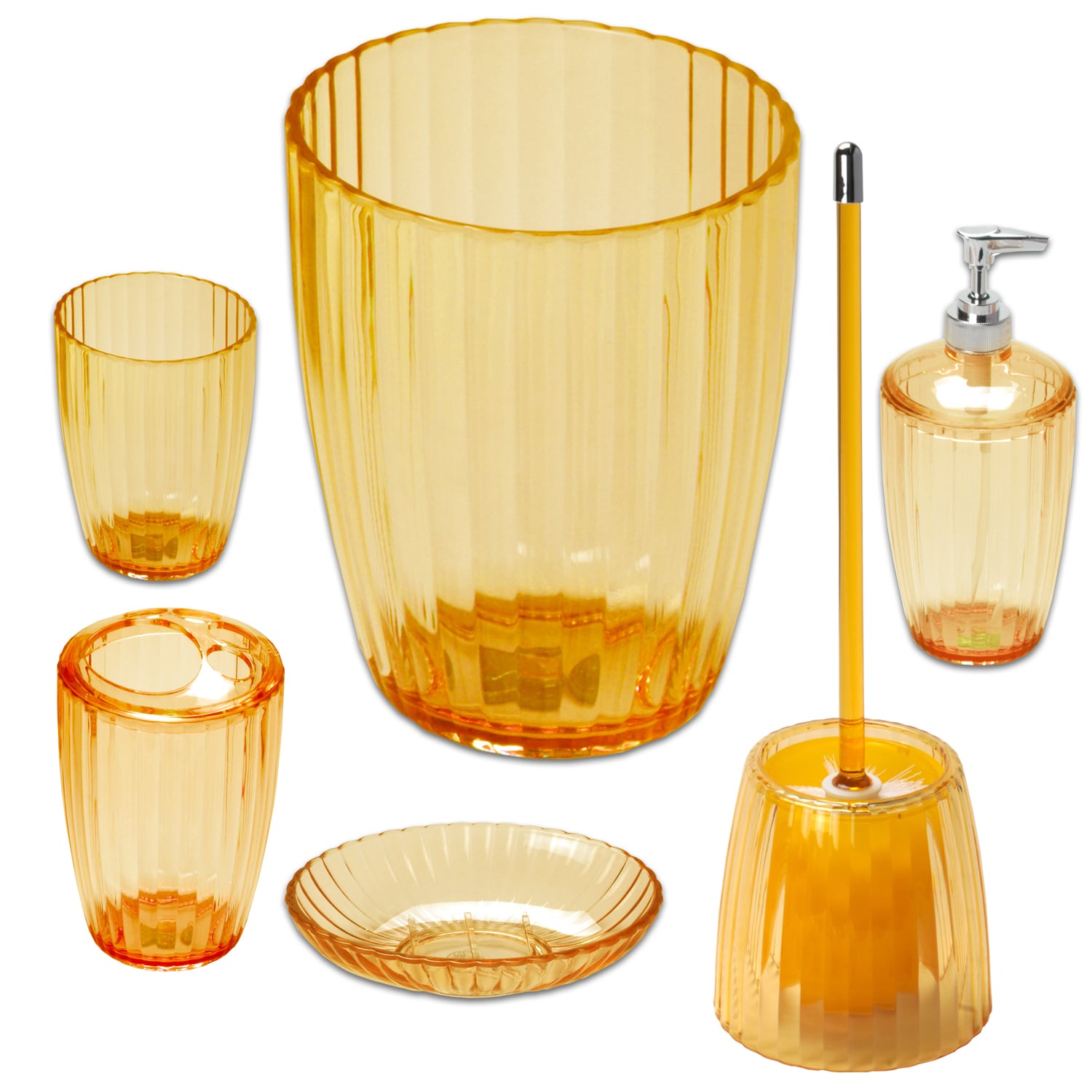 Orange Bathroom Accessory Sets - Bed Bath & Beyond