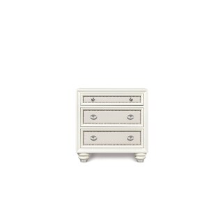 Magnussen Home Furnishings B2344 Diamond Cream-finished PVC, Crystal ...