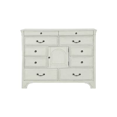 Magnussen Home Furnishings B3681 Hancock Park Vintage White 10-Drawer ...