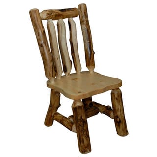 DISCONTINUED - Rustic Aspen Log Dining Chairs (Set of 2) - Bed Bath ...