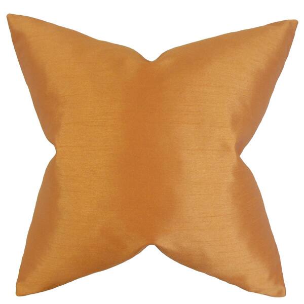 Klee Solid Euro Sham Orange - Bed Bath & Beyond - 13331968