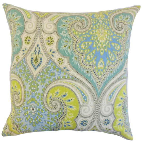 Kirrily Damask Euro Sham Pool - Bed Bath & Beyond - 13332197