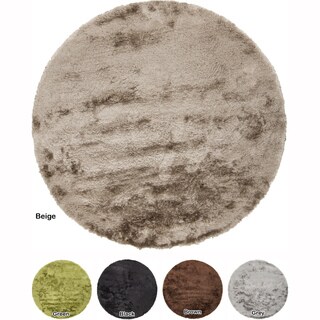 Artist's Loom Hand-Woven Contemporary Solid Pattern Shag Rug (7'9 ...