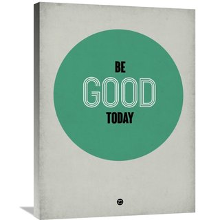 Naxart Studio 'Be Good Today 1' Stretched Canvas Wall Art - Bed Bath ...