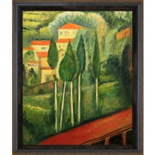 Amedeo Modigliani 'Landscape, Southern France' Hand Painted Framed Oil ...