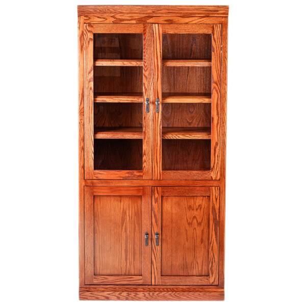 Forest Designs Mission Bookcase with Full Glass Doors - Bed Bath & Beyond - 13470872