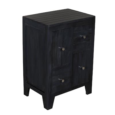 Distressed Dark Blue Finish Accent Chest - Overstock - 13477622
