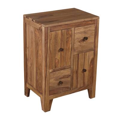 Distressed Light Oak Finish Accent Chest - Overstock - 13477643