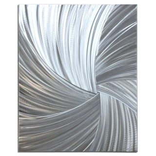 Helena Martin 'Within the Folds' Starburst Metal Art on Natural ...