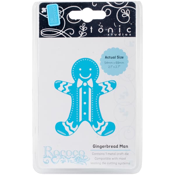 Tonic Studios Rococo Petite Die-Gingerbread Man - Bed Bath & Beyond ...