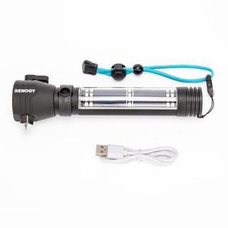 Renogy Black Multipurpose Portable Solar Flashlight - Bed Bath & Beyond ...