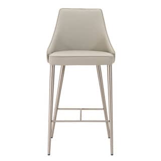 Modern Life Ira Light Grey Counter Stool - Bed Bath & Beyond - 13536169