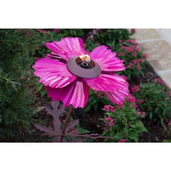 Cosmos Pink Steel Garden Torch - Bed Bath & Beyond - 13536352