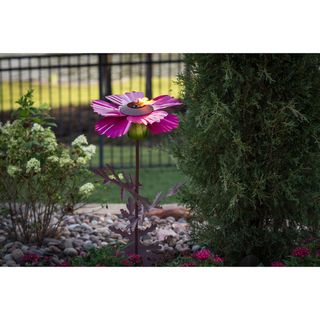 Cosmos Pink Steel Garden Torch - Bed Bath & Beyond - 13536352