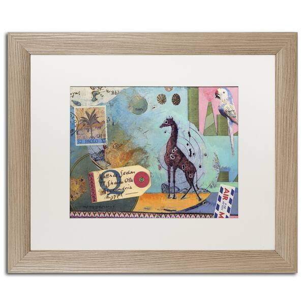 Nick Bantock 'Peacock Feather' Matted Framed Art - Bed Bath & Beyond ...