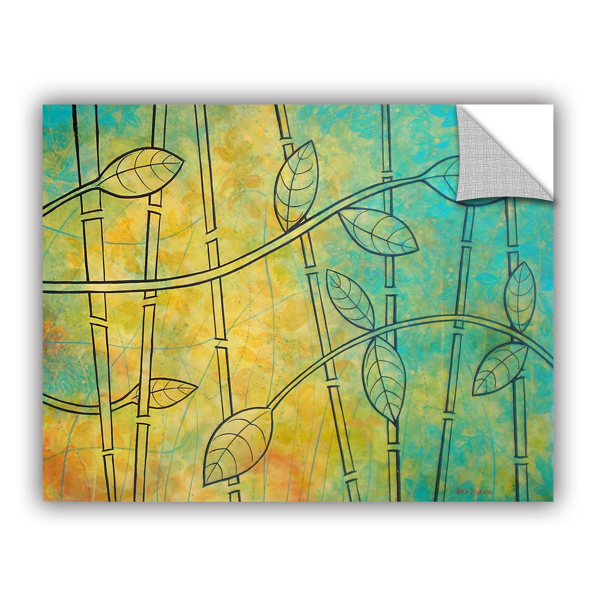 ArtAppealz Cynthia Decker's 'The Yellow Brick Road' Removable Wall Art ...