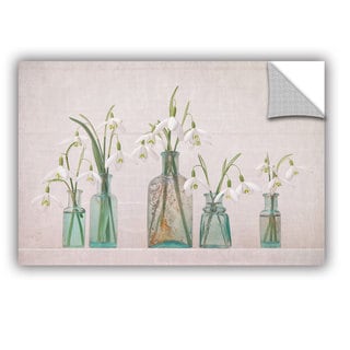 ArtAppealz Sagebrush Cora Niele's 'Snowdrops Bottles' Removable Wall ...