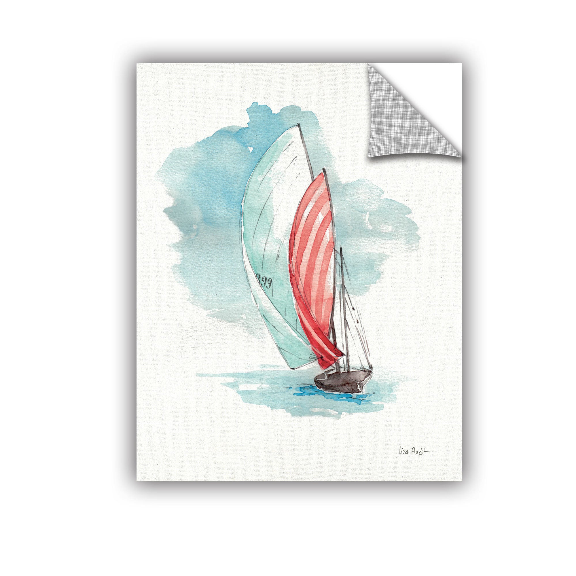 ArtAppealz Lisa Audit's 'Reflections II' Removable Wall Art Mural - Bed ...