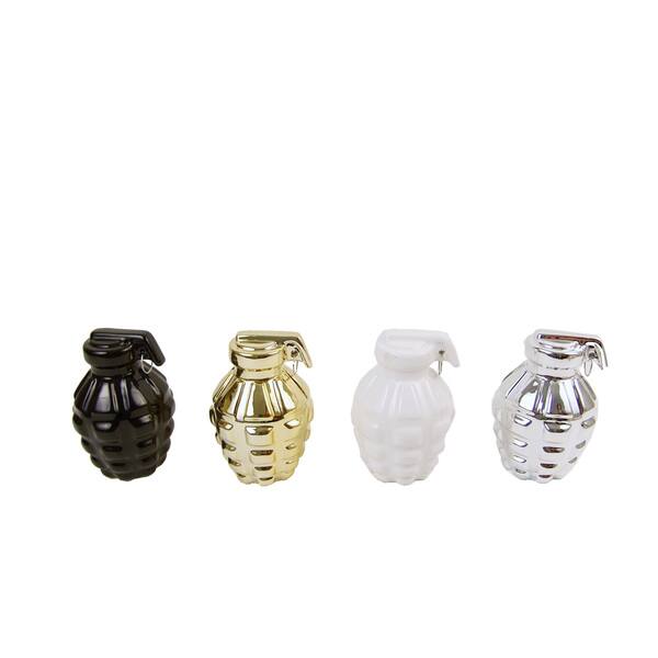 FireFly Assorted Ceramic Grenade Banks (Pack of 4) - Bed Bath & Beyond ...